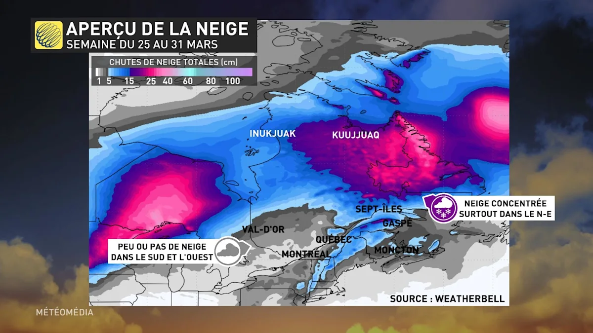 Le Québec scindé entre deux réalités cette semaine - MétéoMédia