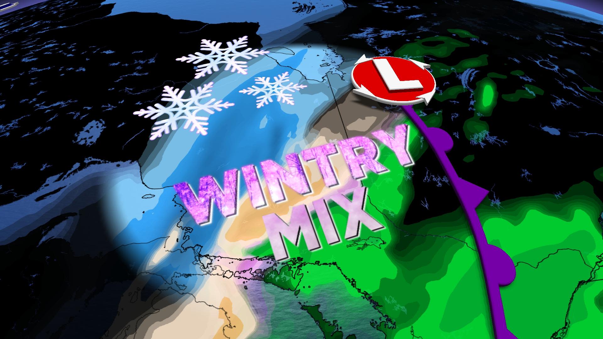 Wintry system will quickly erase hopes of early spring in northern ...
