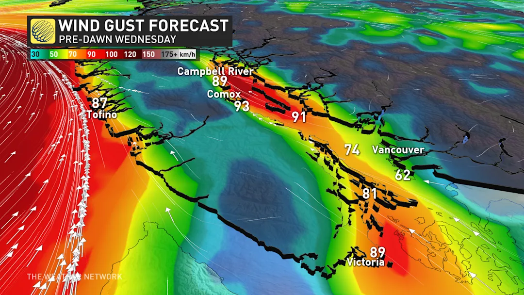 B.C. bomb cyclone to create the world’s largest wave pool - The Weather ...