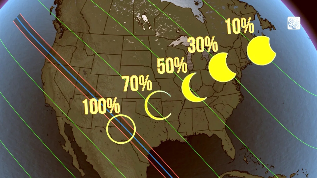 A 'Ring of Fire' solar eclipse happens one year from now. Start ...