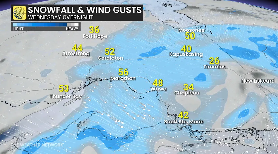 Snow causes closure of rural Thunder Bay schools - The Weather Network