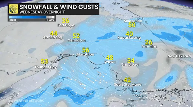 Snow causes closure of rural Thunder Bay schools - The Weather Network