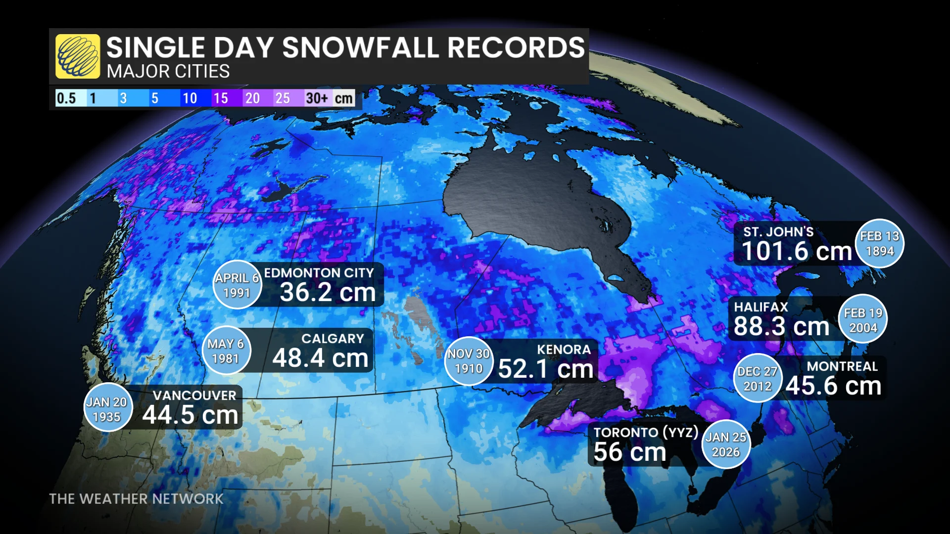 How Toronto's historic snowfall stacks up against other Canadian cities ...