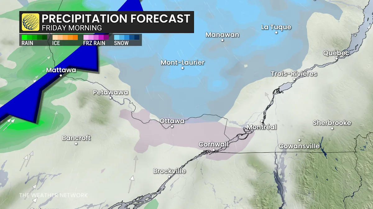 Freezing rain could affect Ottawa area travel early Friday - The ...