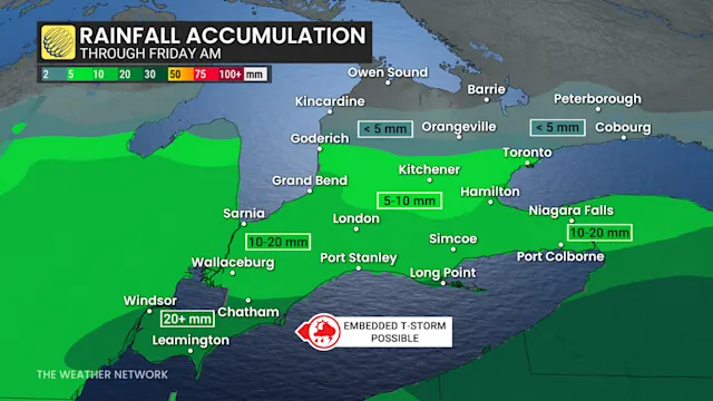 Freezing rain risk as temperatures warm in southern Ontario - The ...