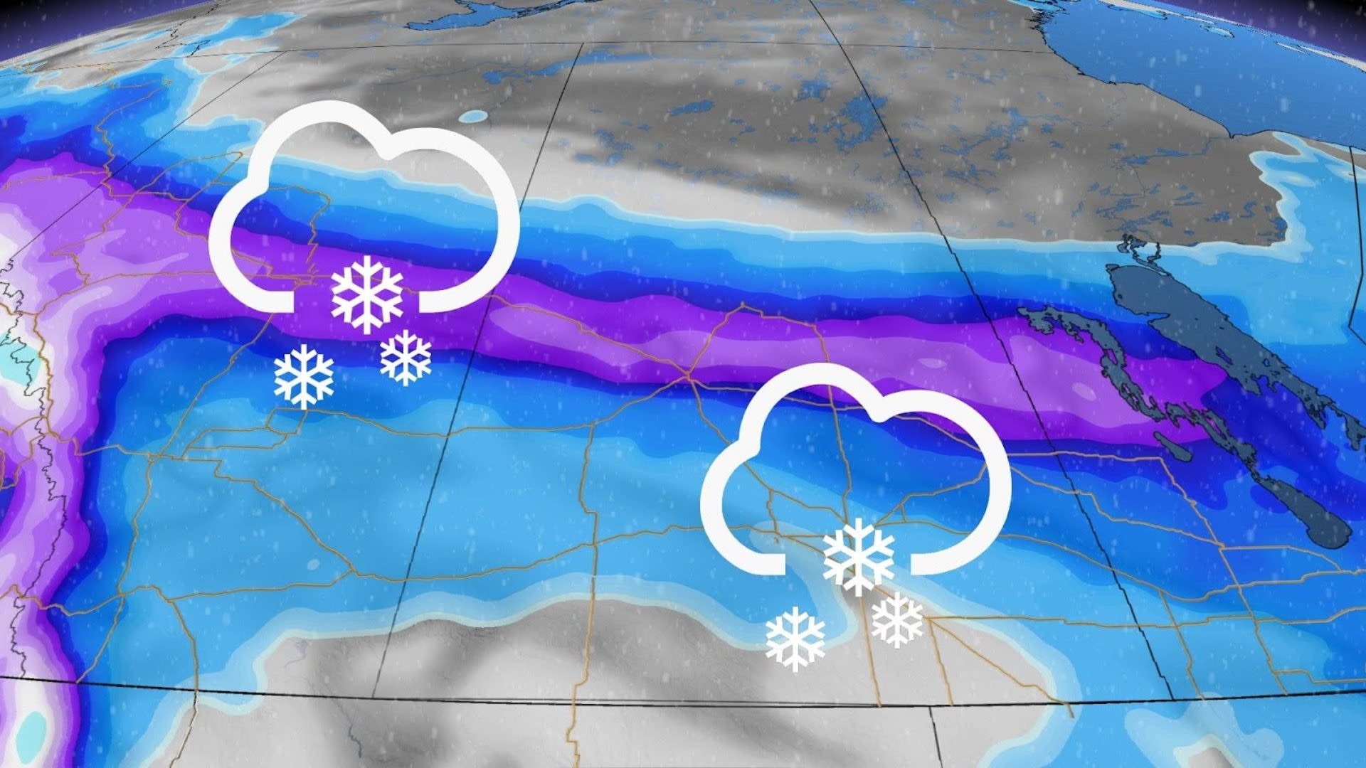 Blowing snow and a bitter chill sweeping across the Prairies - The ...