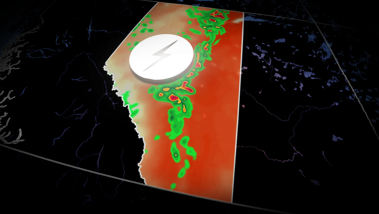 Severe storm setup in Alberta could bring huge hail and damaging winds ...