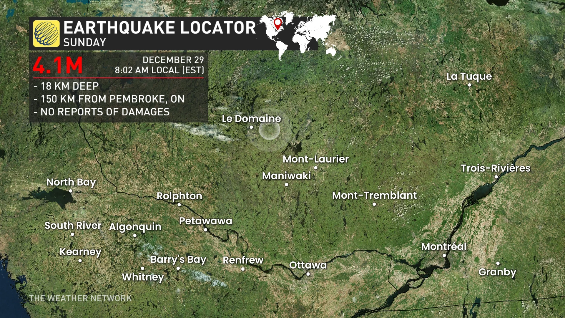 Quebec and Ontario residents shaken by 4.1-magnitude earthquake - The ...