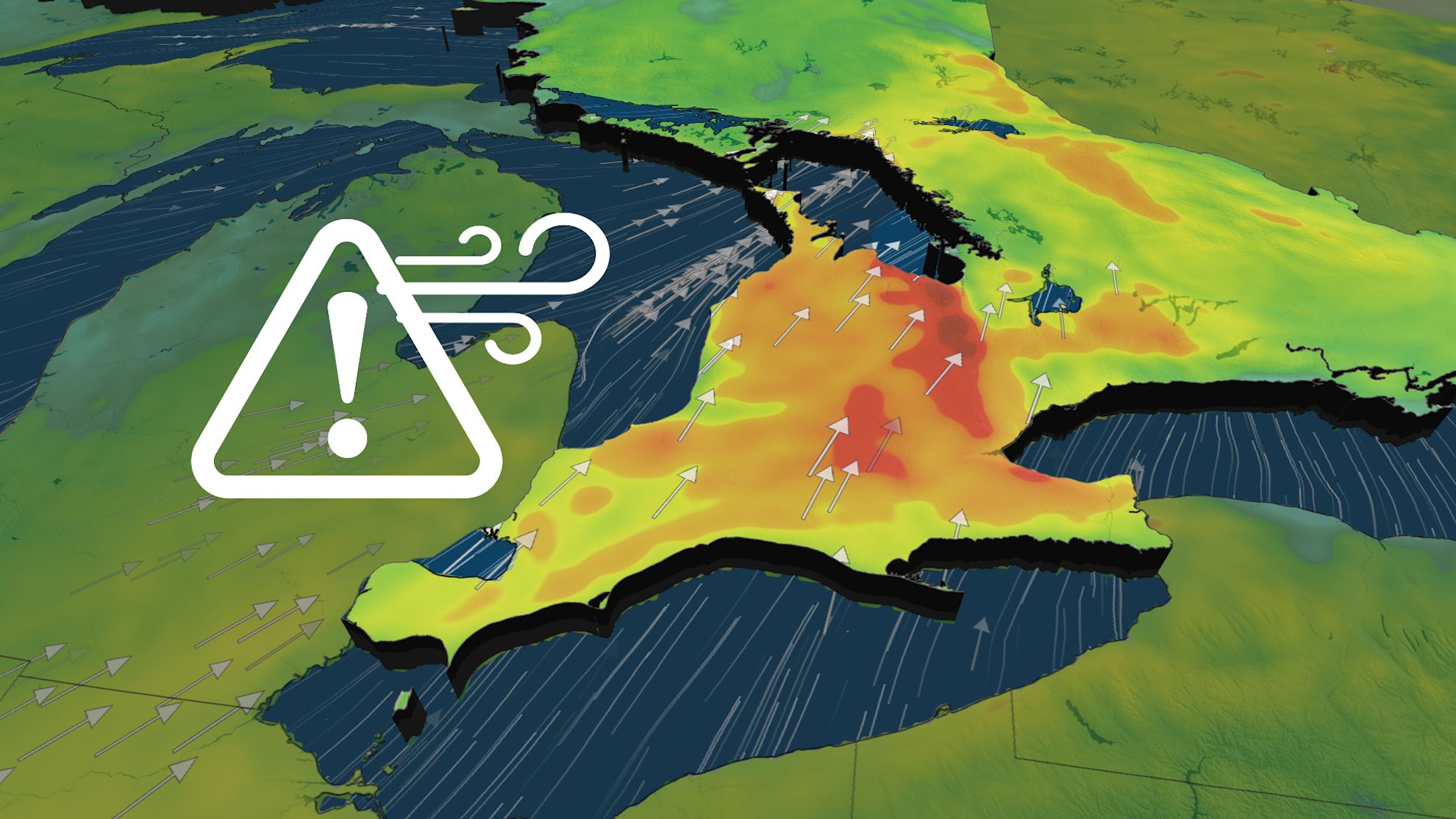 Strong winds and warmth rush into southern Ontario - The Weather Network