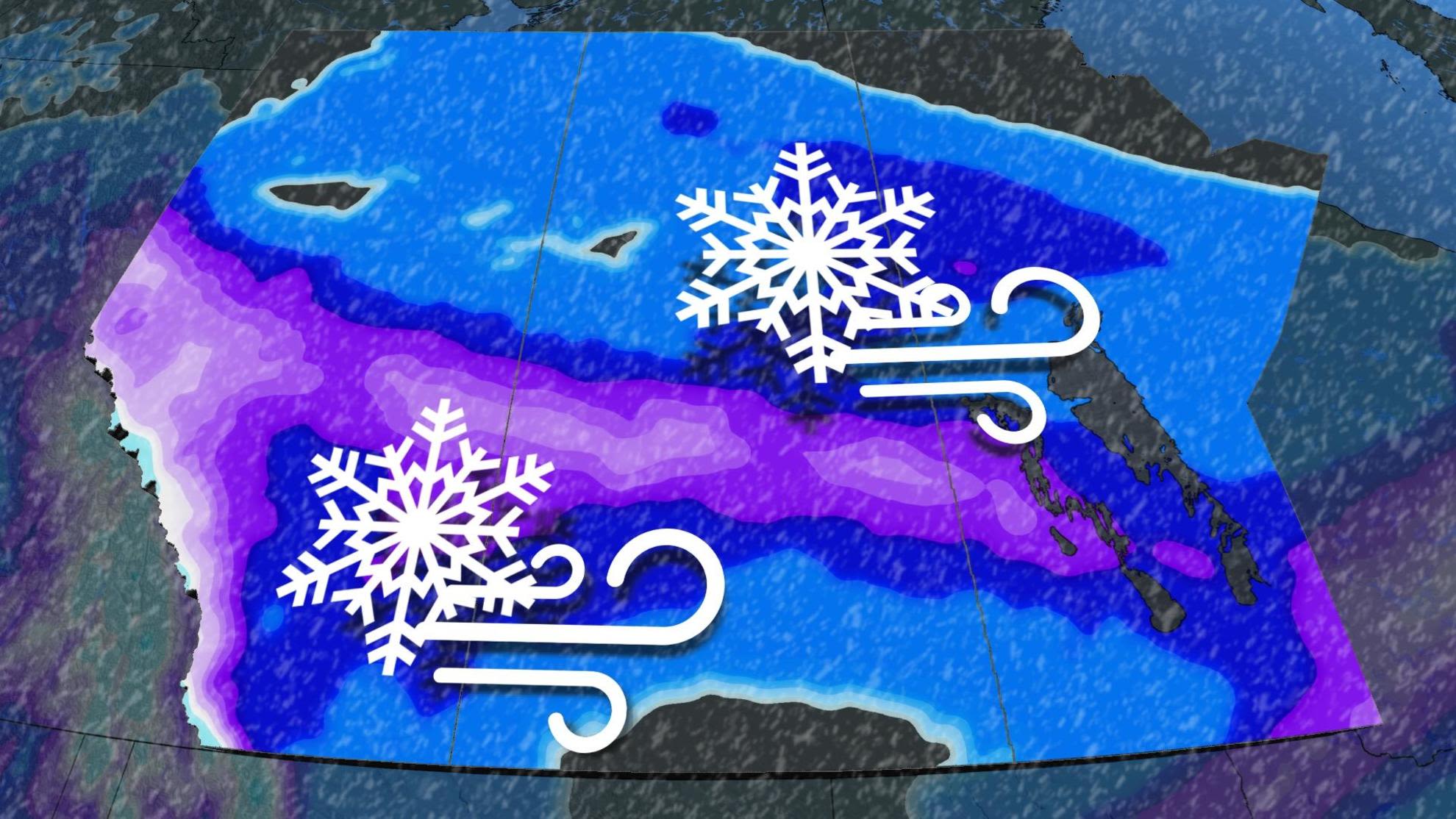 Blowing snow impacts travel on the Prairies, as temperatures take a ...