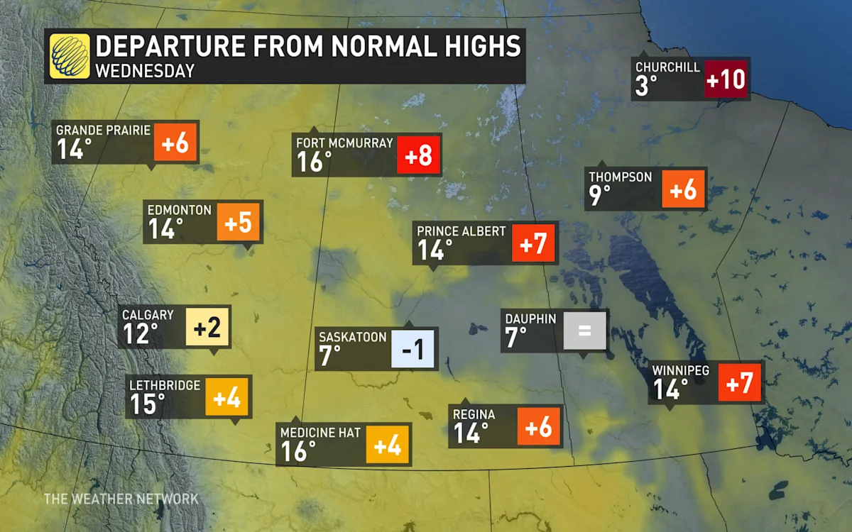 Are the Prairies bidding adieu to winter finally with impending warmth ...