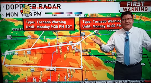 Tornado alert gets complaints, reporter gets mad on live TV - The ...