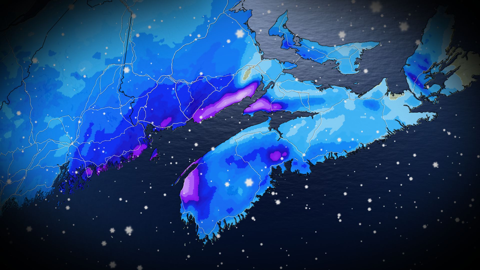 Parts of the Maritimes could see snowy, tough Christmas Eve travel - The Weather Network