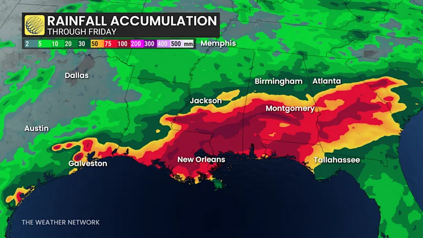 Arthur slams U.S. Gulf states, leading to road closures, power outages ...