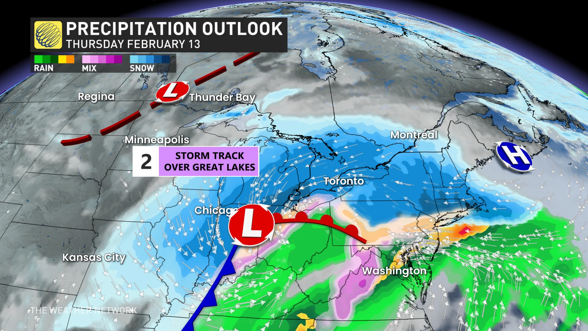 Southern Ontario caught in a winter storm frenzy, midweek storm takes ...