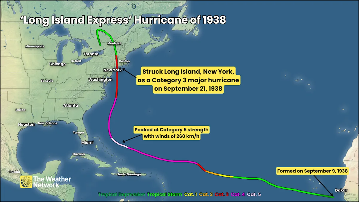 The Long Island Express was one of history’s worst hurricanes - The Weather Network