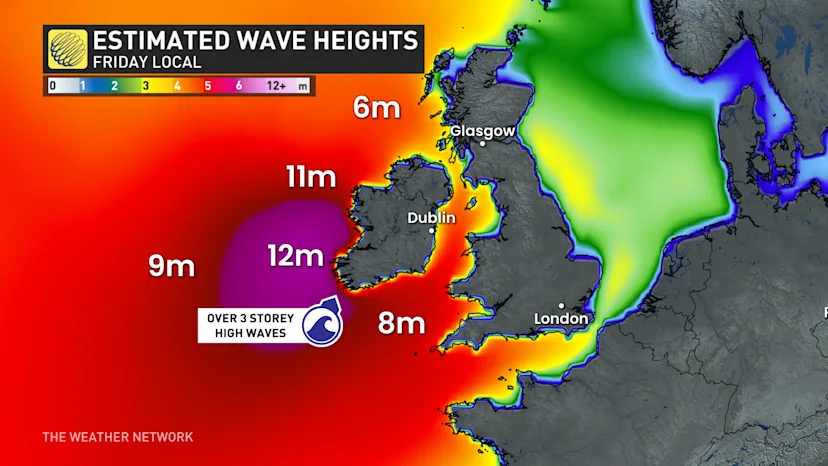 Ireland battered by dangerous Storm Éowyn, record winds surpass 180 km ...