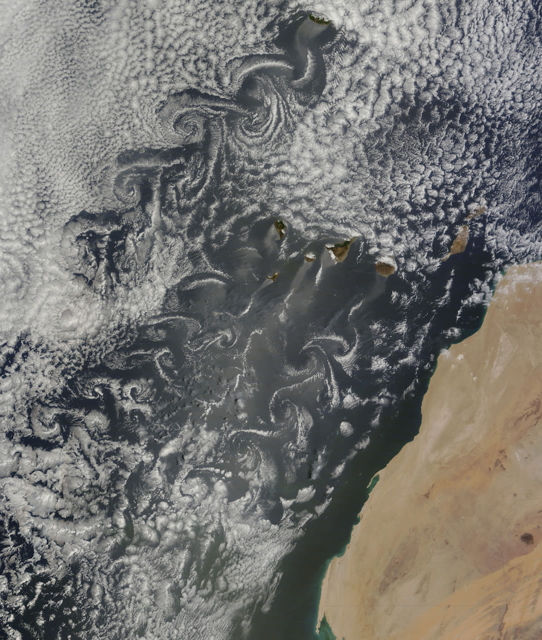 Stunning, but strange cloud phenomenon captured by satellite - The ...