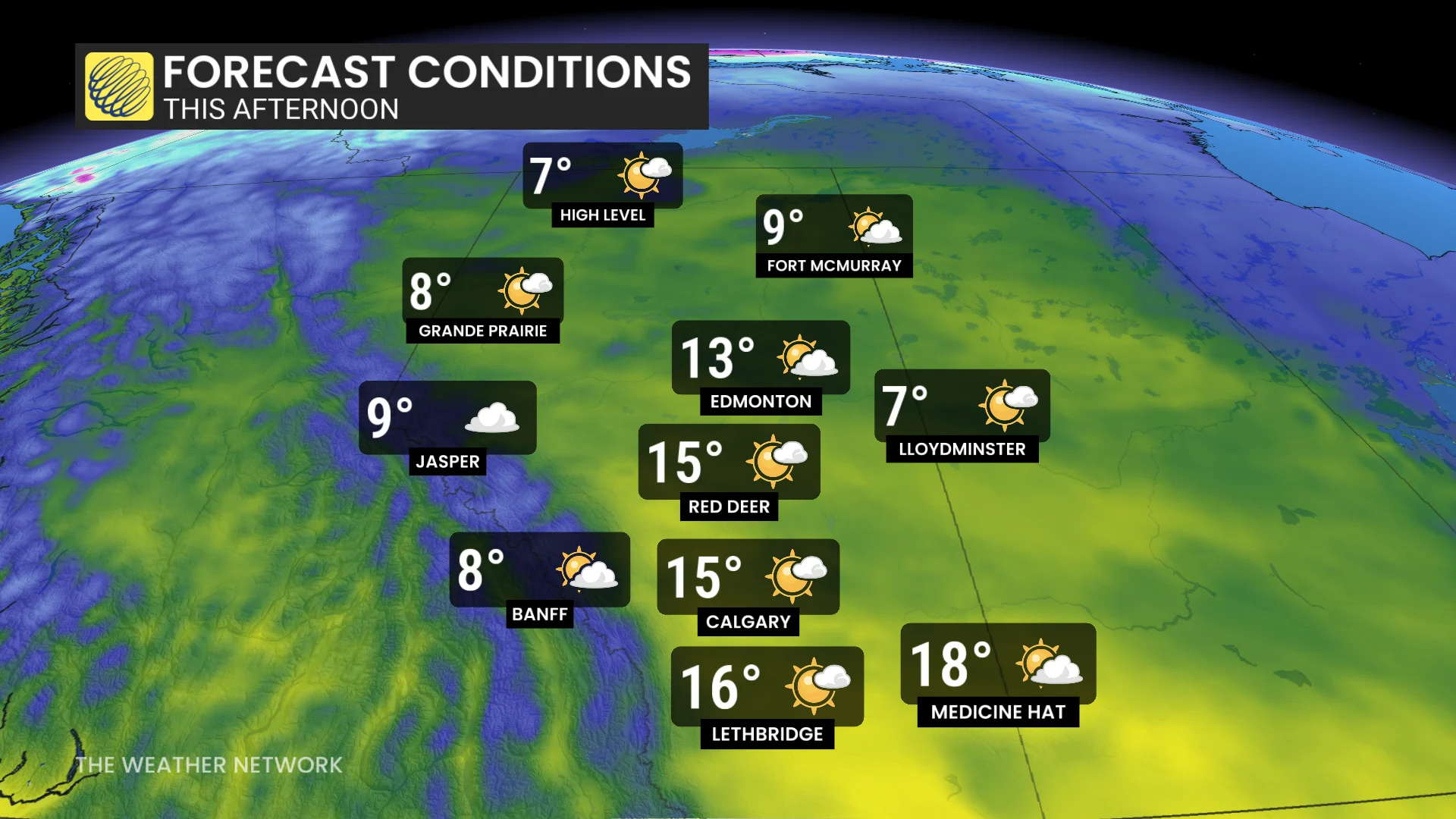 Powerful winds whip into Alberta, warnings widespread - The Weather Network