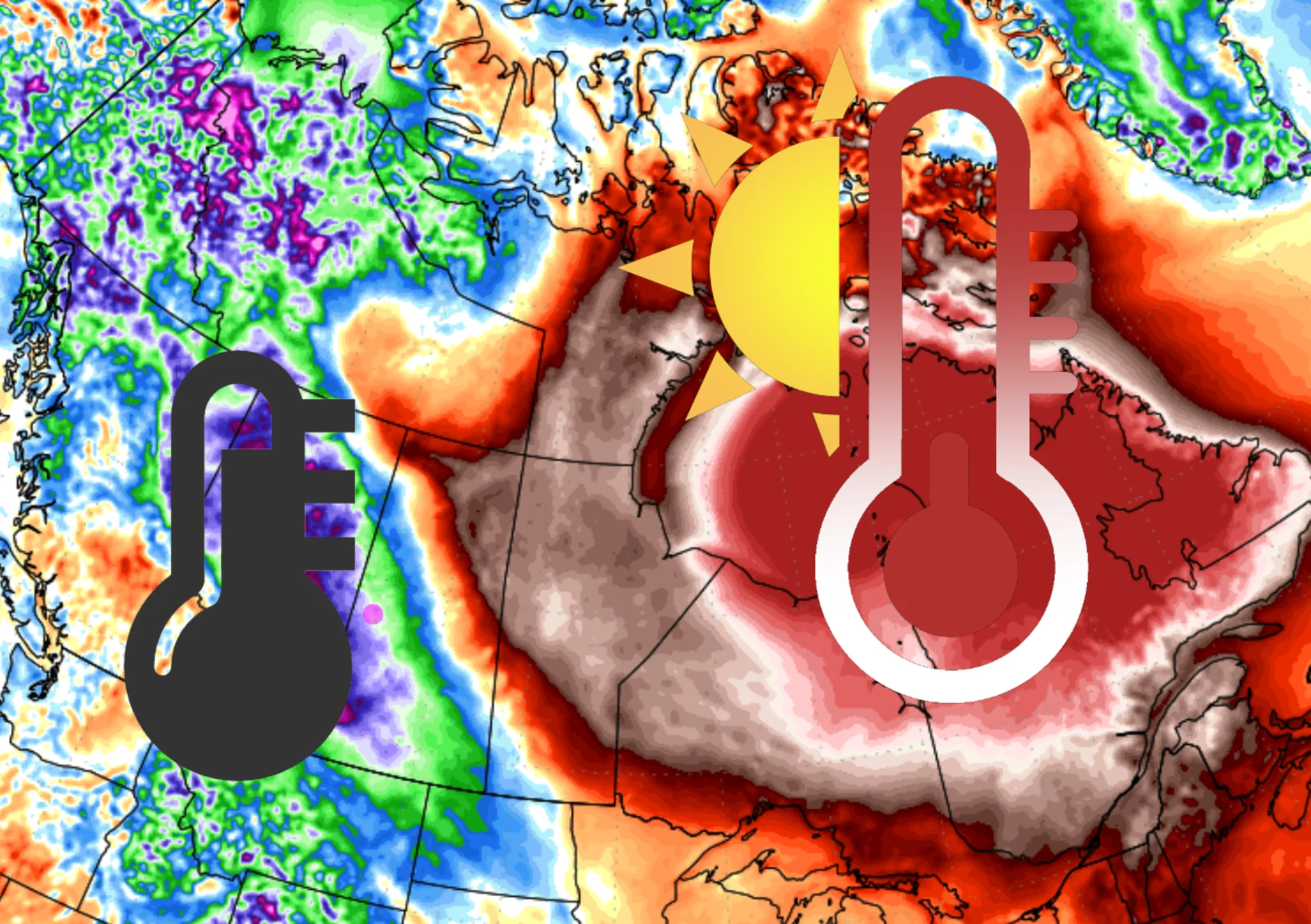 Prairies to start 2025 with an impressive temperature divide - The ...