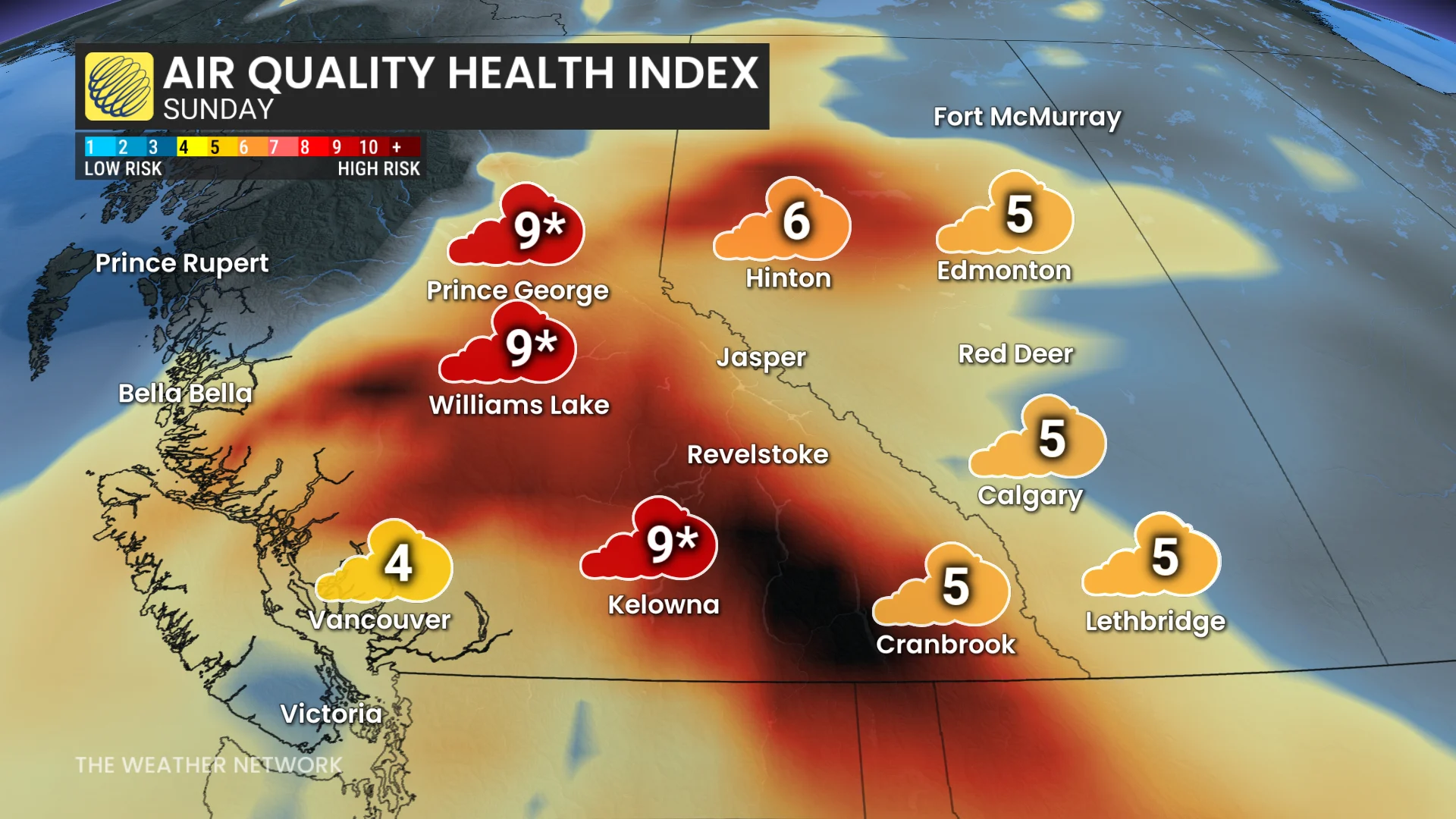 Wildfire worries rise in the West with severe storm risk in B.C ...