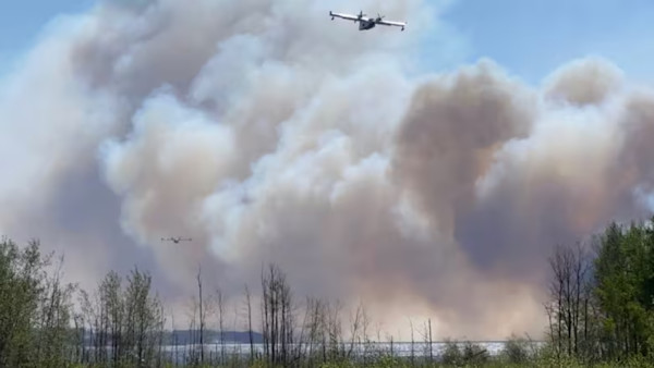 Public advised to not go near Besnard Lake, Sask., due to intense fire ...