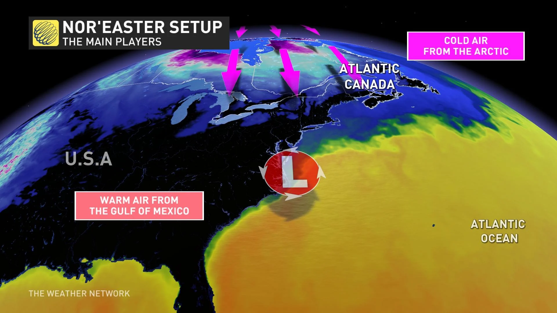 Science behind the weather: The infamous nor'easter - The Weather Network