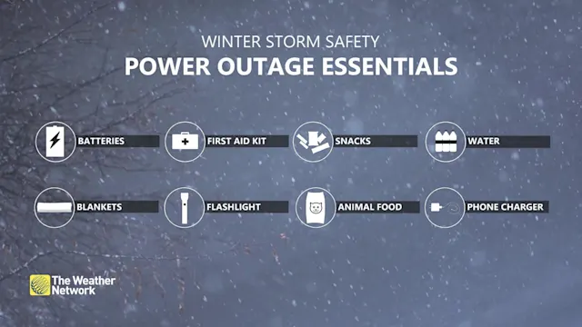 Staying safe during a power outage: infographic - The Weather Network