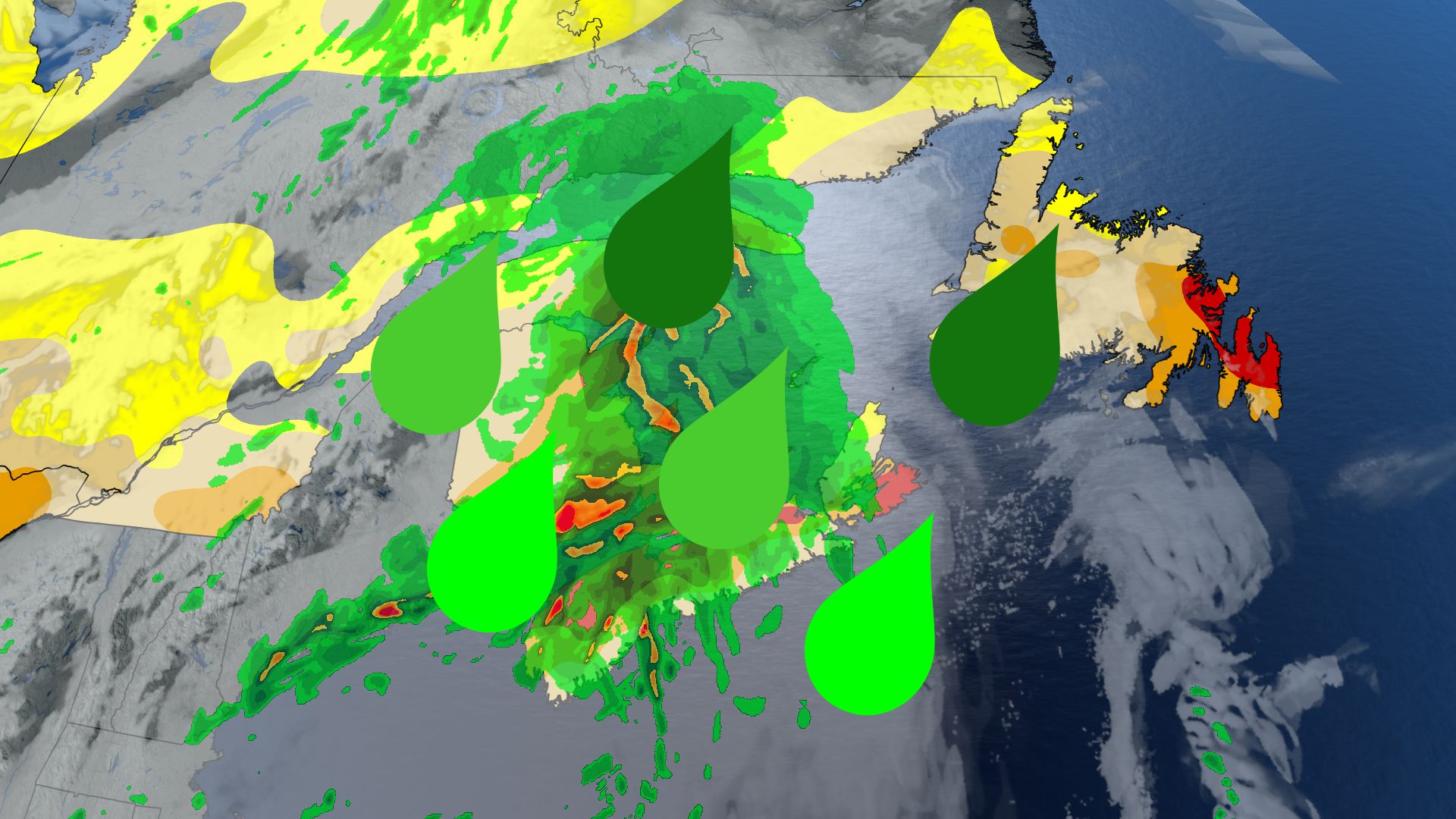 Moisture-packed low brings some much-needed rain to Atlantic Canada ...