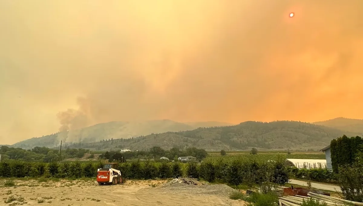 Some relief as evacuation order reduced for wildfire burning near ...