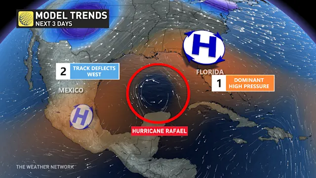 Rafael is November’s first major Gulf hurricane in nearly 40 years ...