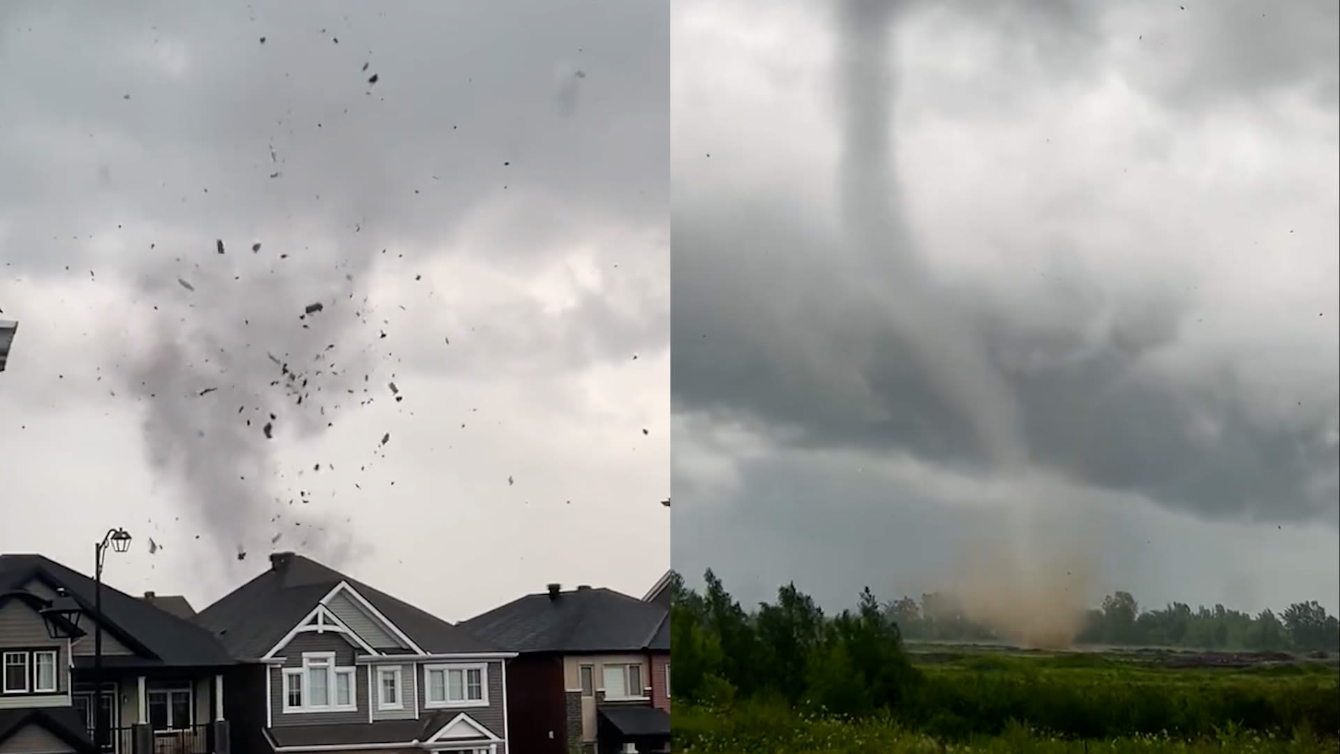 Une tornade touche terre près d'Ottawa - MétéoMédia