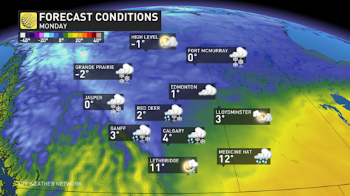 Extended cold brings growing snow threat to Alberta - The Weather Network