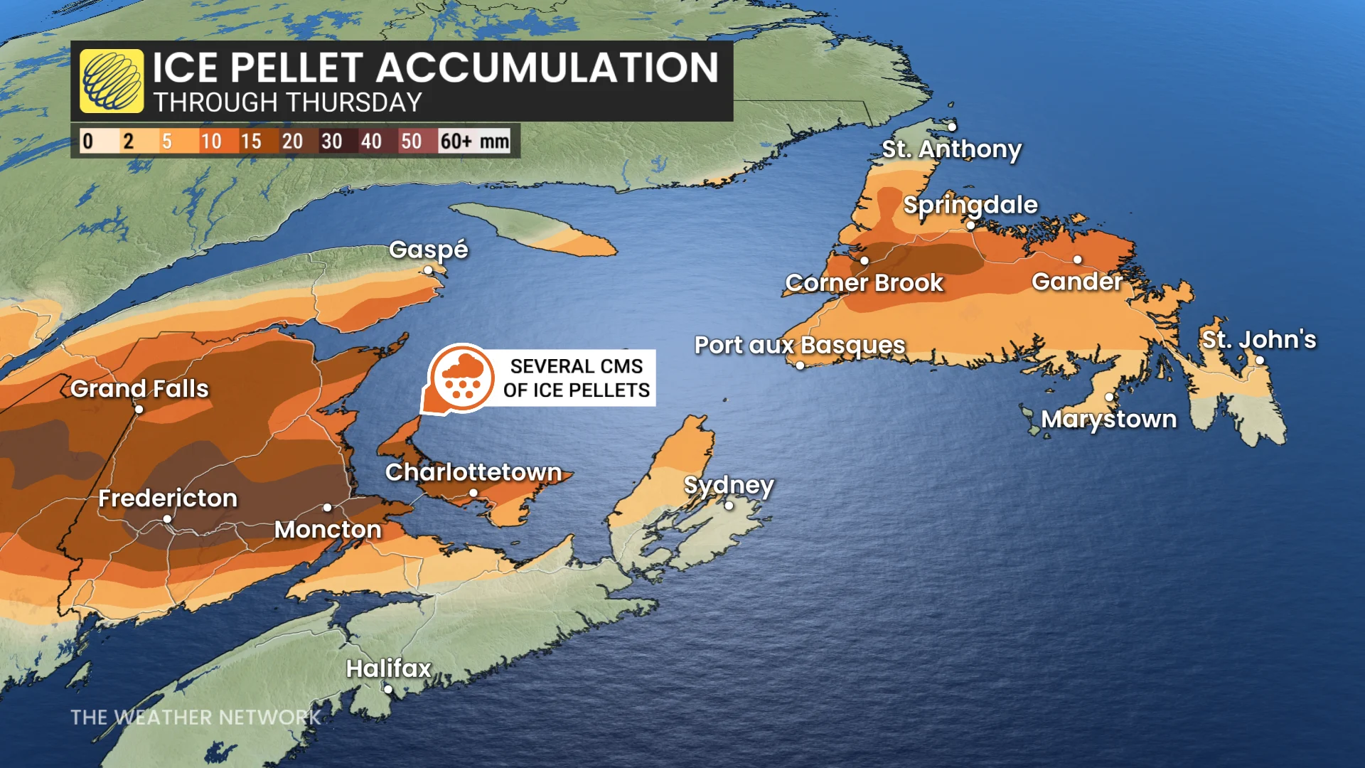 12 hours of ice and 20-40 cm: Atlantic Canada to take hit from winter ...