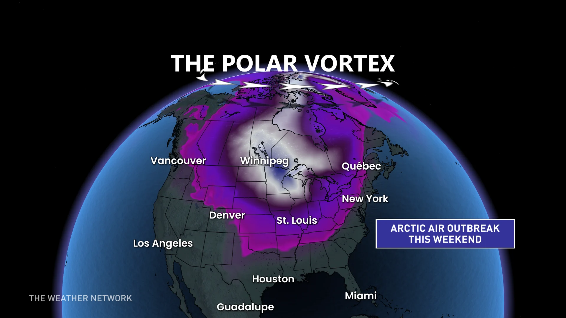 Polar vortex set to invade Canada and the U.S. with dangerous cold ...
