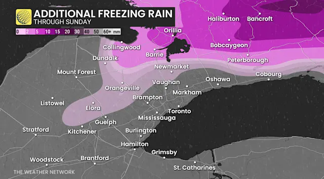 Ontario town in state of emergency as potent ice storm persists Sunday ...