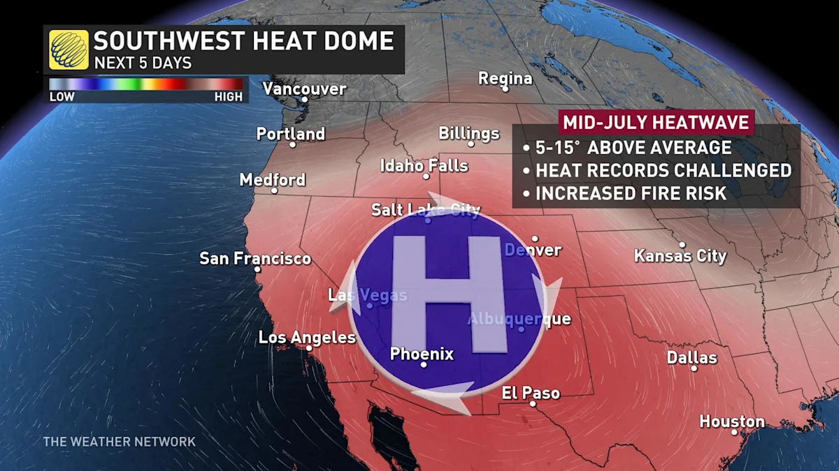 Historic desert heat wave’s influence reaches all the way to Canada ...