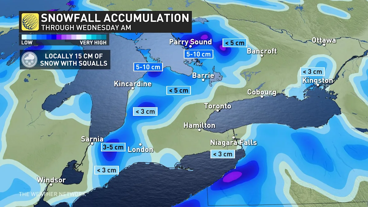 Slippery roads could follow first snow of the season in southern ...