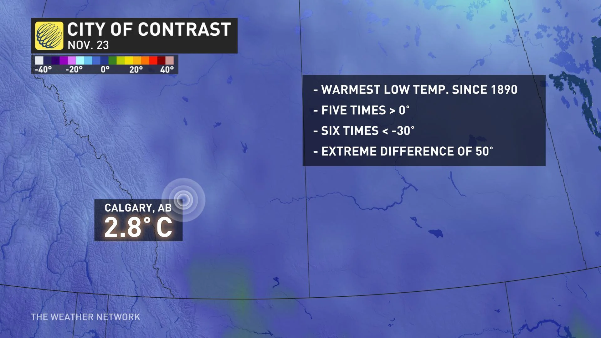 Calgary shatters a near 130-year-old temperature record - The Weather ...