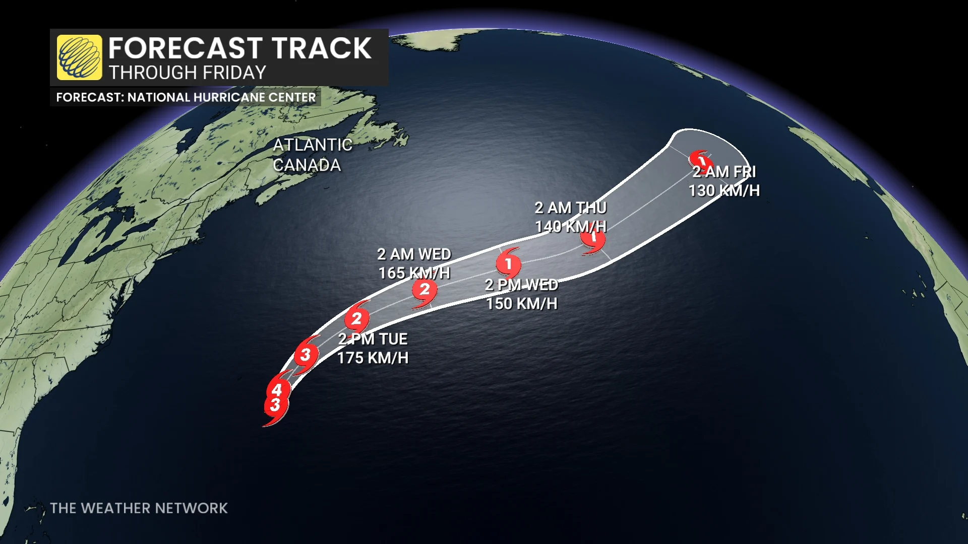 Gabrielle strengthens to a major hurricane, dangerous swells hit ...