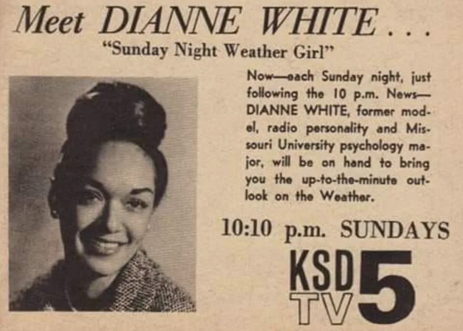 Diane Clatto became the first Black TV weather presenter in the US in ...