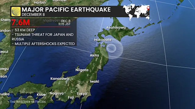 Powerful 7.6-magnitude earthquake strikes Japan's northeast - The ...
