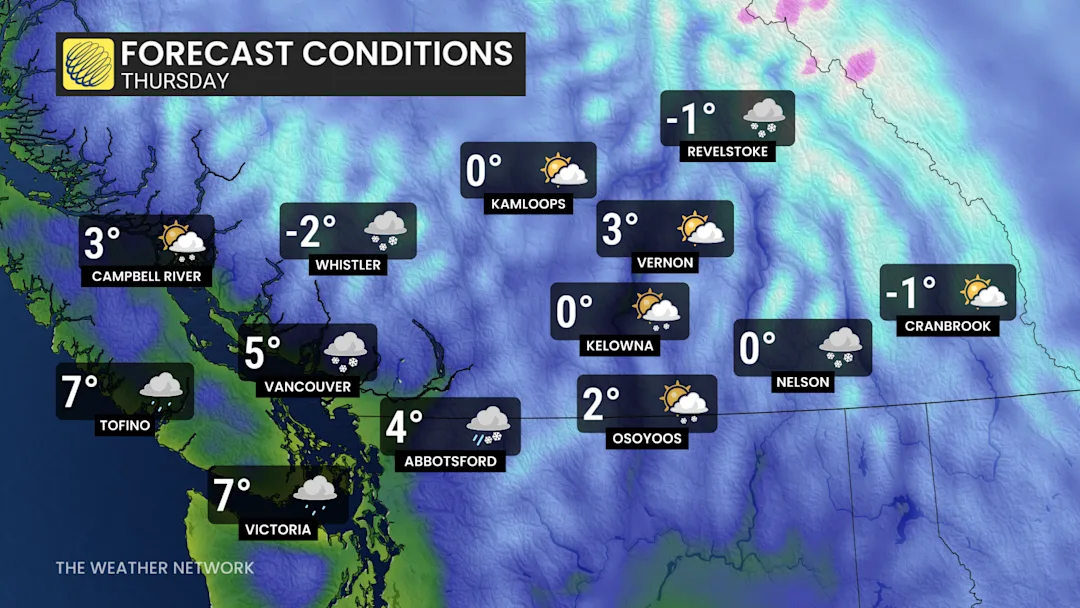 B.C.'s coastal regions prepare for heavy snow and rain this week - The ...
