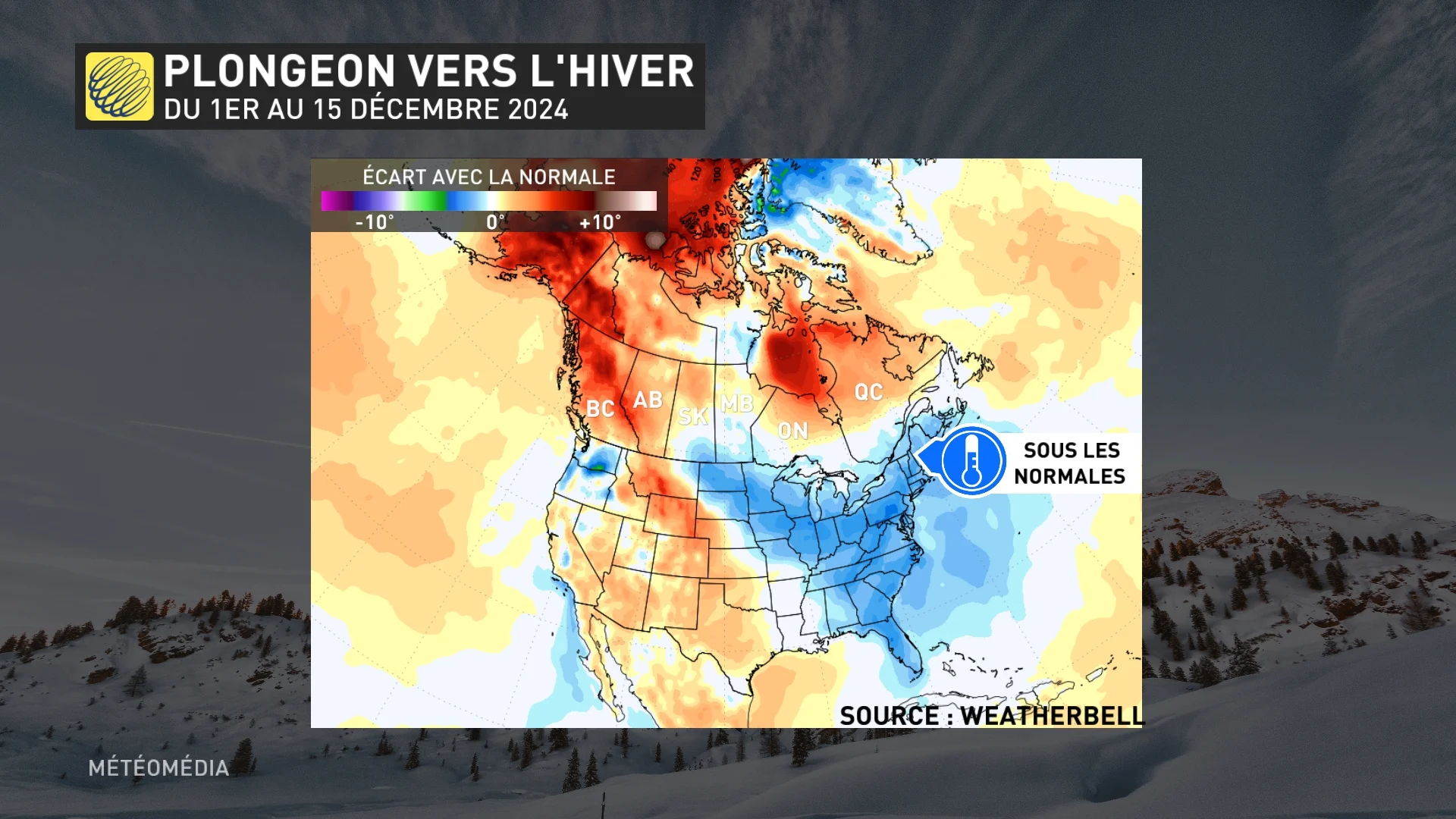 Aperçu d’un hiver doux : le vortex n’a pas dit son dernier mot - MétéoMédia