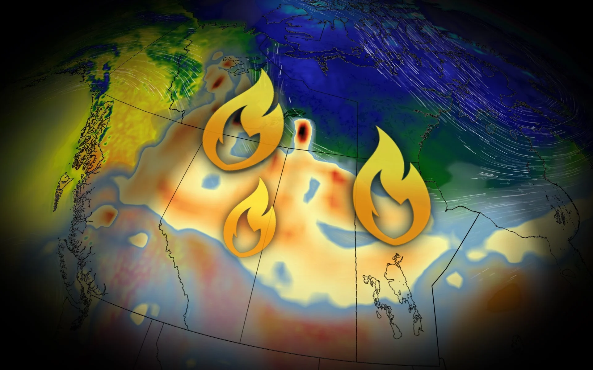 Wildfire worries rise in the West with severe storm risk in B.C ...