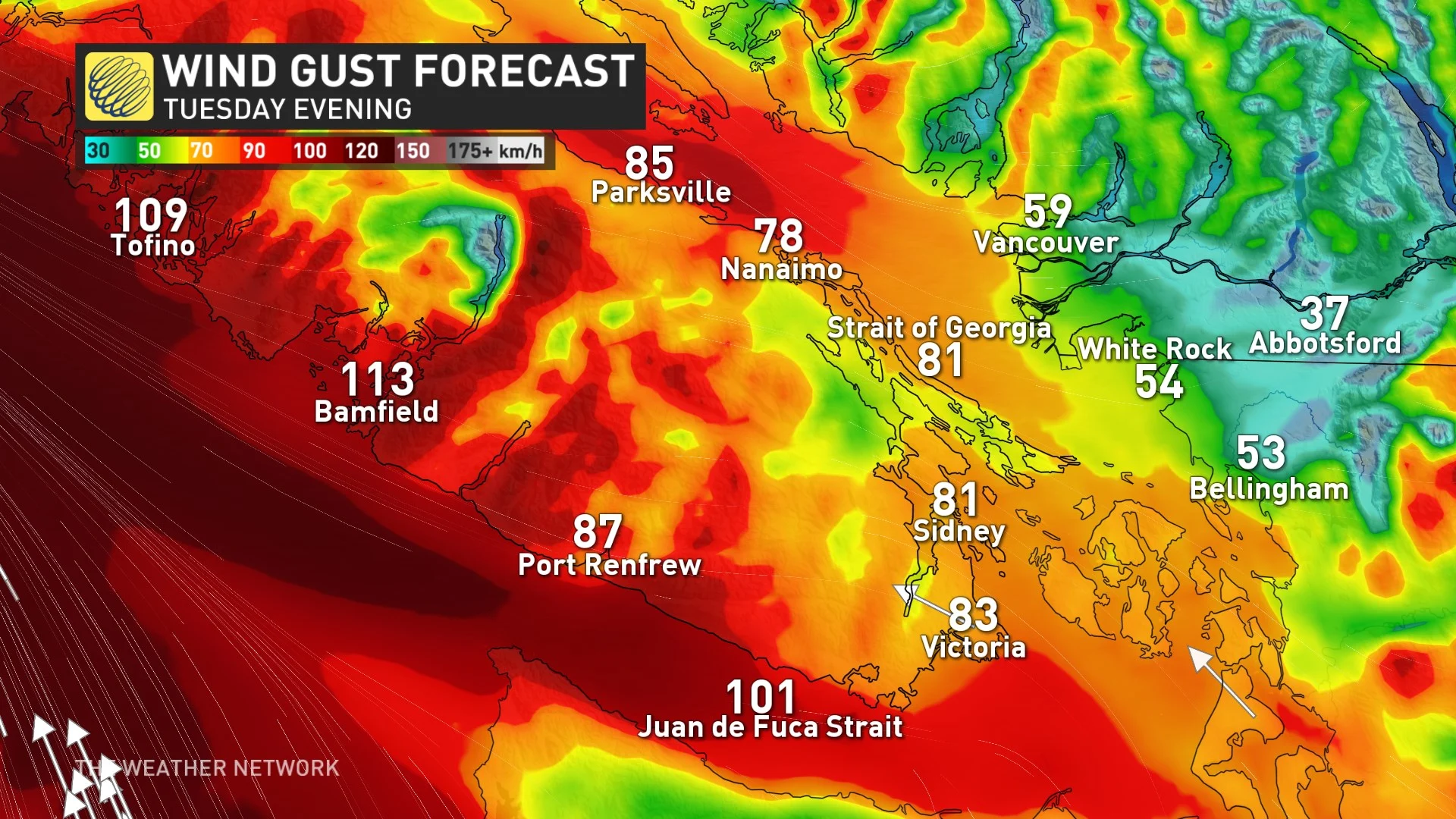 Deep, intensifying bomb cyclone likely to give B.C. a disruptive wallop ...