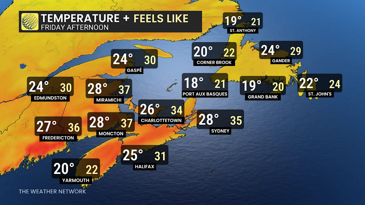 Severe storm threat with strong winds over the Maritimes Friday - The ...