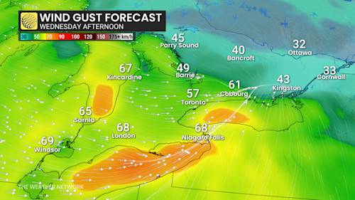 Ontario sees unsettled pattern with wind, rain and even snow - The ...