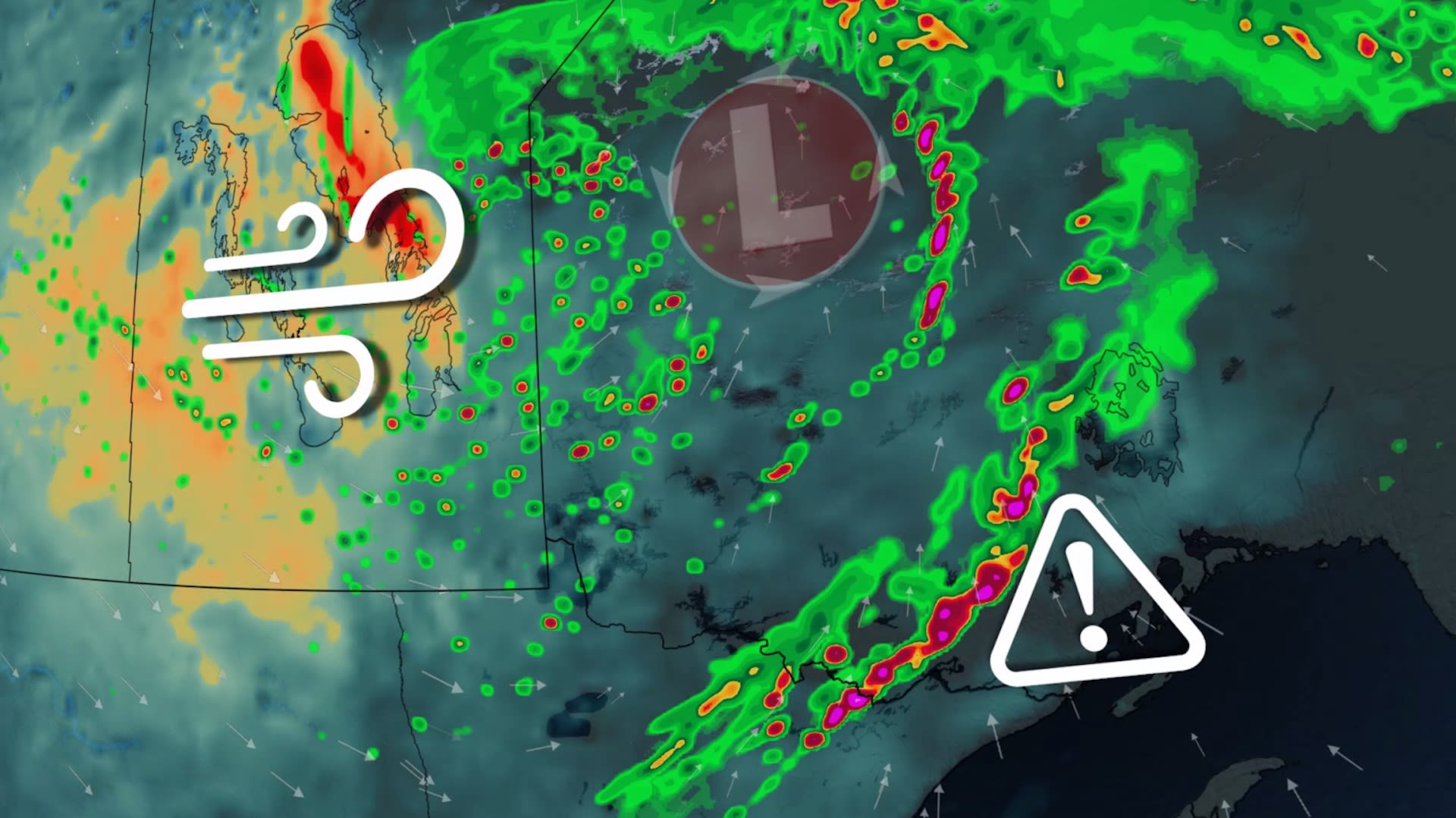 Squall line threatens to unleash 100 km/h winds for eastern Prairies ...