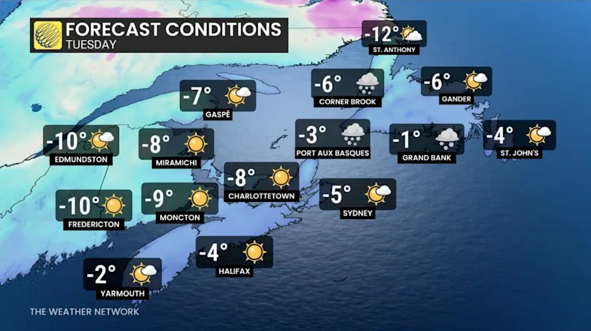 Wintry storm bringing snow, high winds to parts of Nova Scotia - The ...